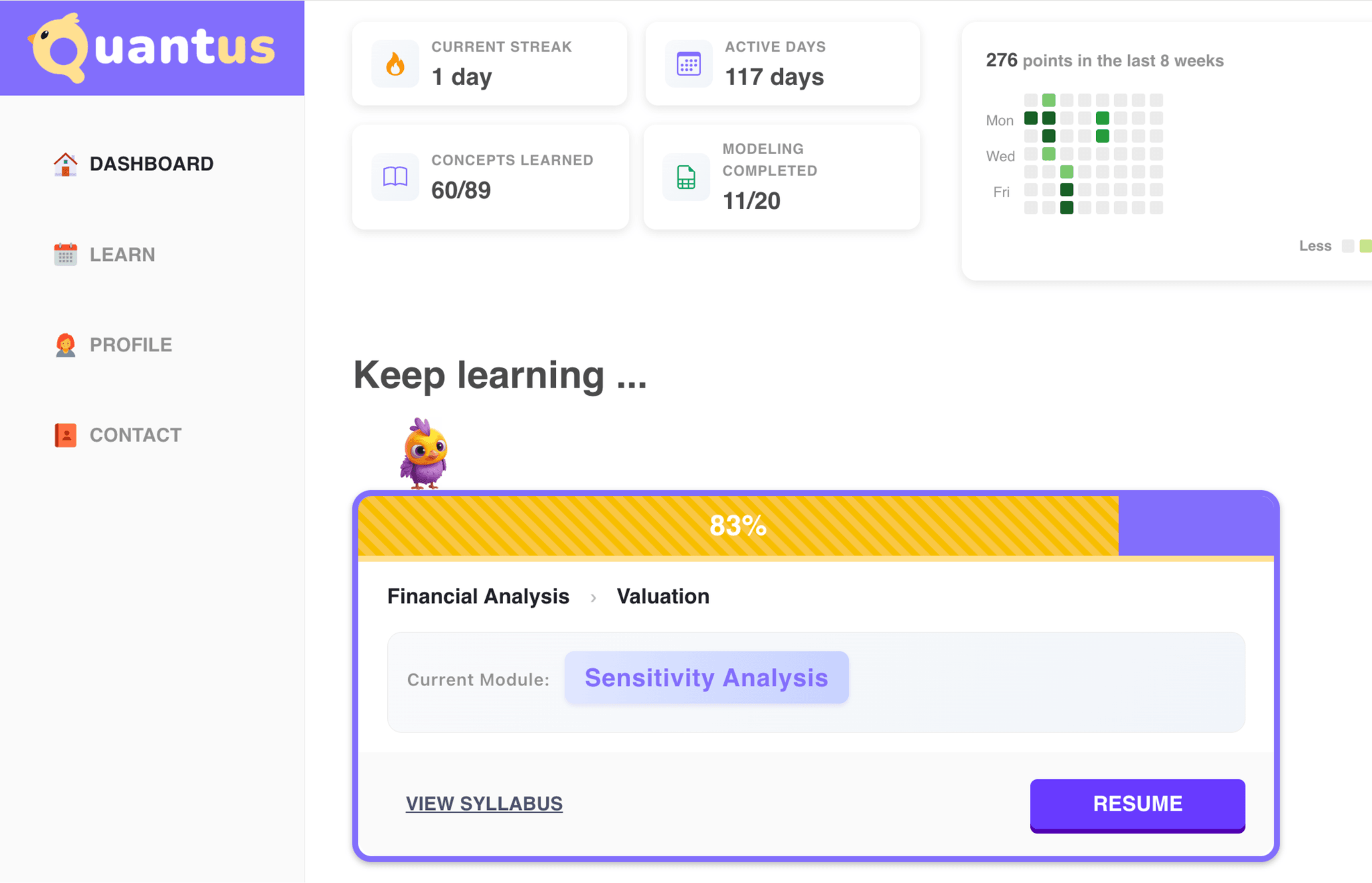 Financial Modeling Practice Platform | Quantus Finance